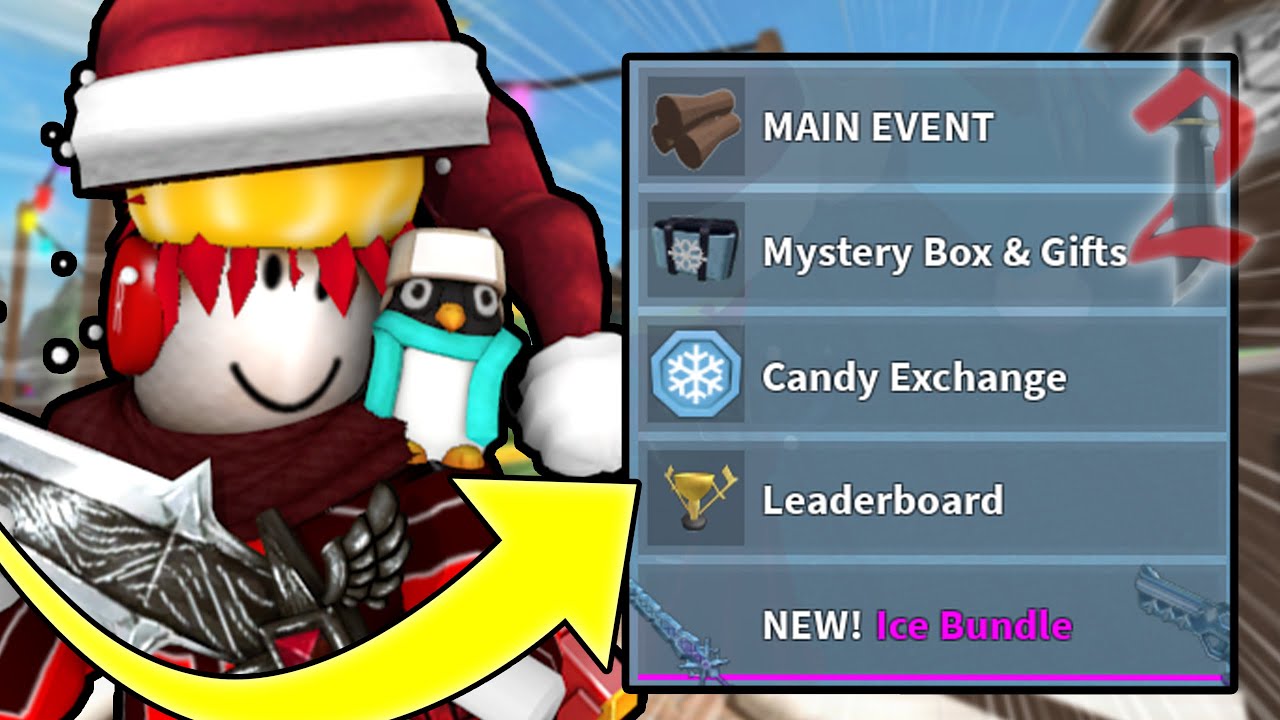How to get ALL CHRISTMAS ITEMS in the new MM2 Update... - YouTube