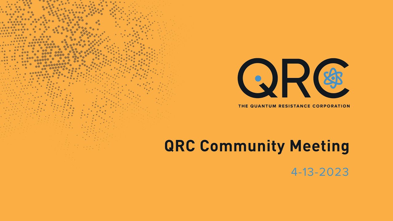 QRC Community Meeting 4-13-2023 - YouTube