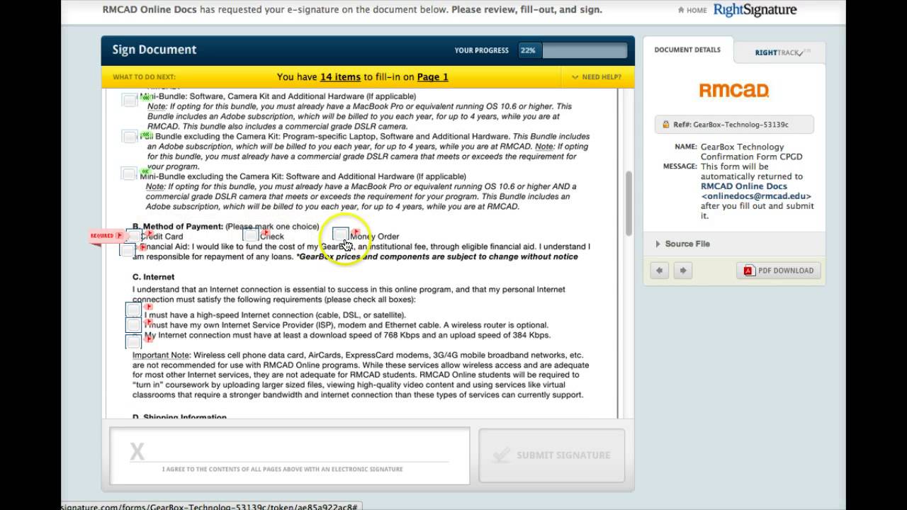 RMCAD Online Graphic Design and Comm Photo GearBox Form - YouTube