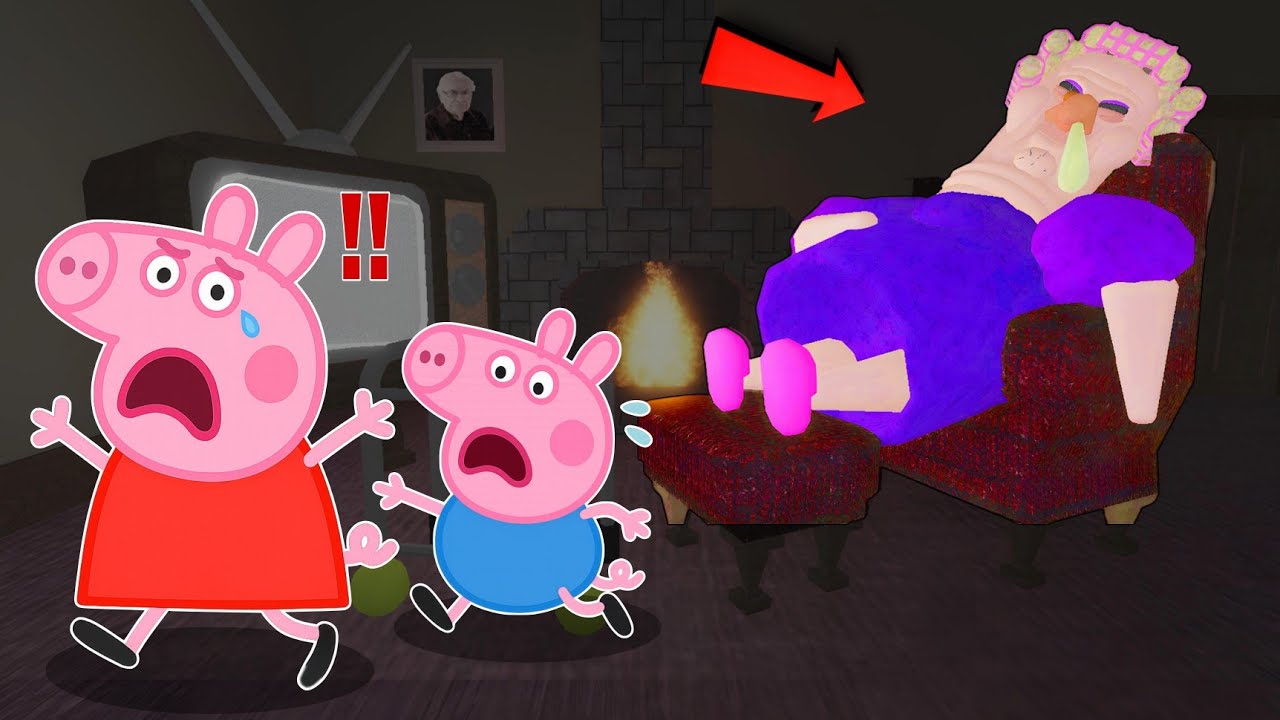 FUNNY Peppa Pig ESCAPES Grumpy Gran’s SCARY Roblox Obby! - YouTube