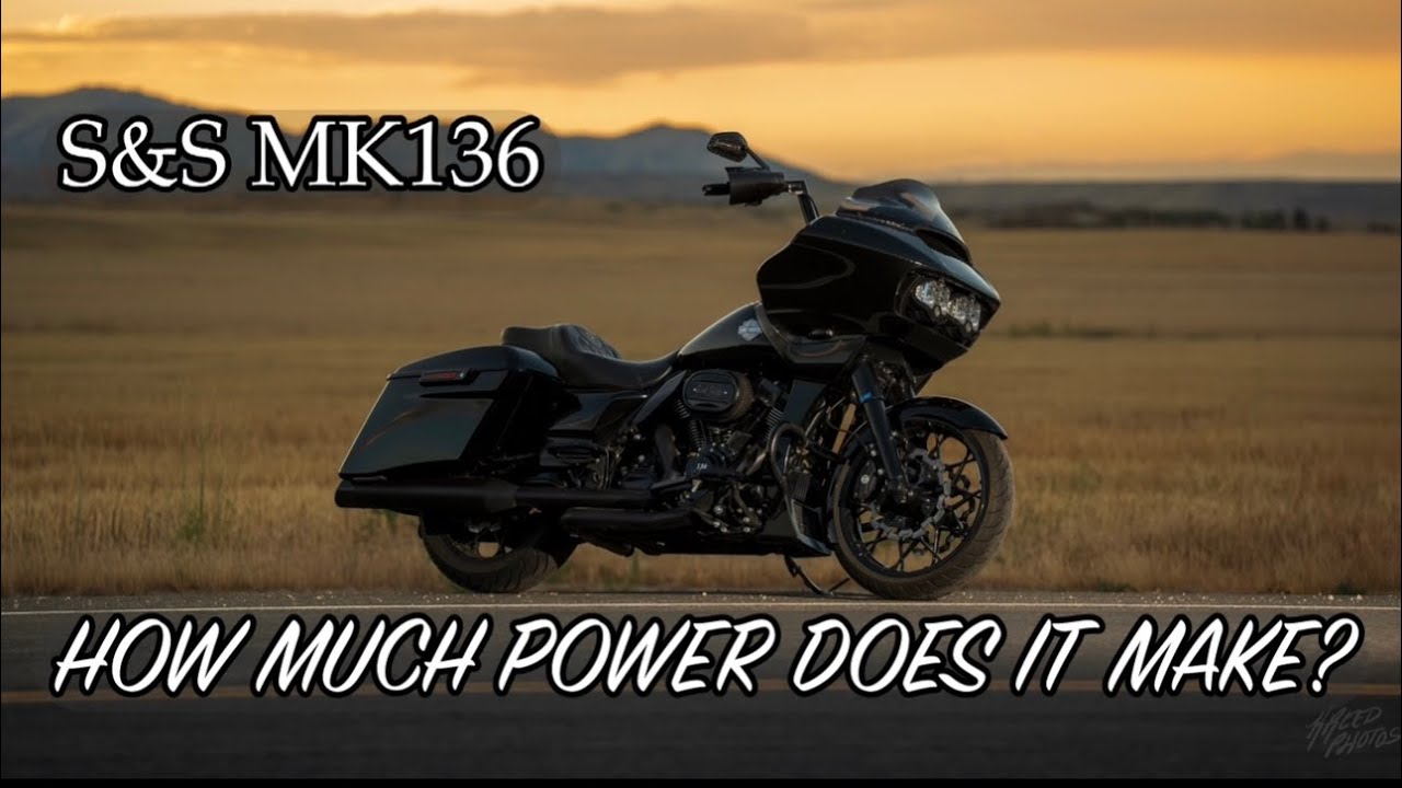 HARLEY ROAD GLIDE - S&S MK136 DYNO RESULTS & TEST RIDE - YouTube