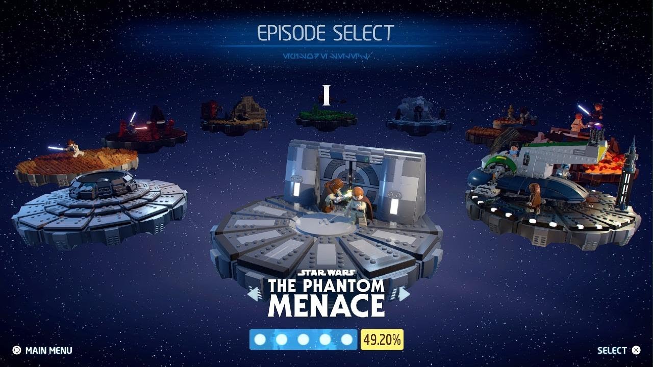 LEGO Star Wars: The Skywalker Saga Episode Menu Animations - YouTube