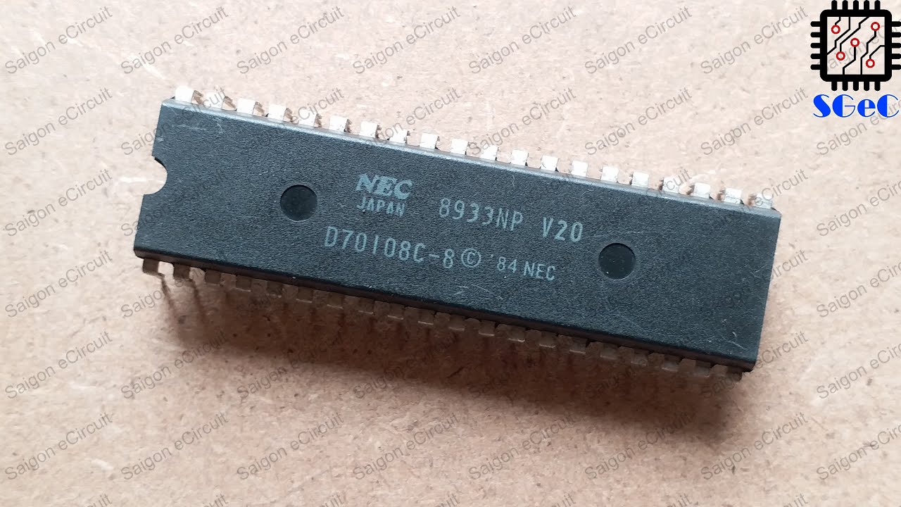[SGeC] D70108C-8 CMOS 16-/8-Bit Microprocessor 8MHz - YouTube