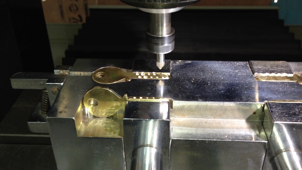 Dimple Key Making CNC Machine - YouTube