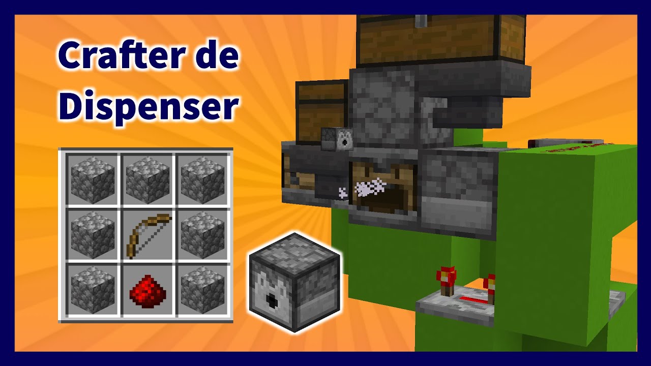 Craft Auto de Dispenser (distributeur) avec le Crafter - Minecraft 1.21 ...