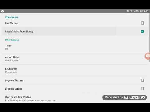 how to make videoup V1 on mega photo pro - YouTube