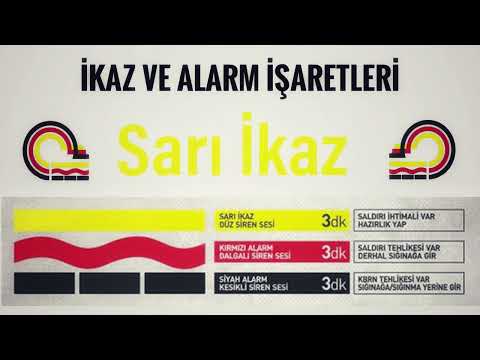 Sarı Alarm, İkaz ve Alarm Sesleri, Acil Durum Siren Sesleri