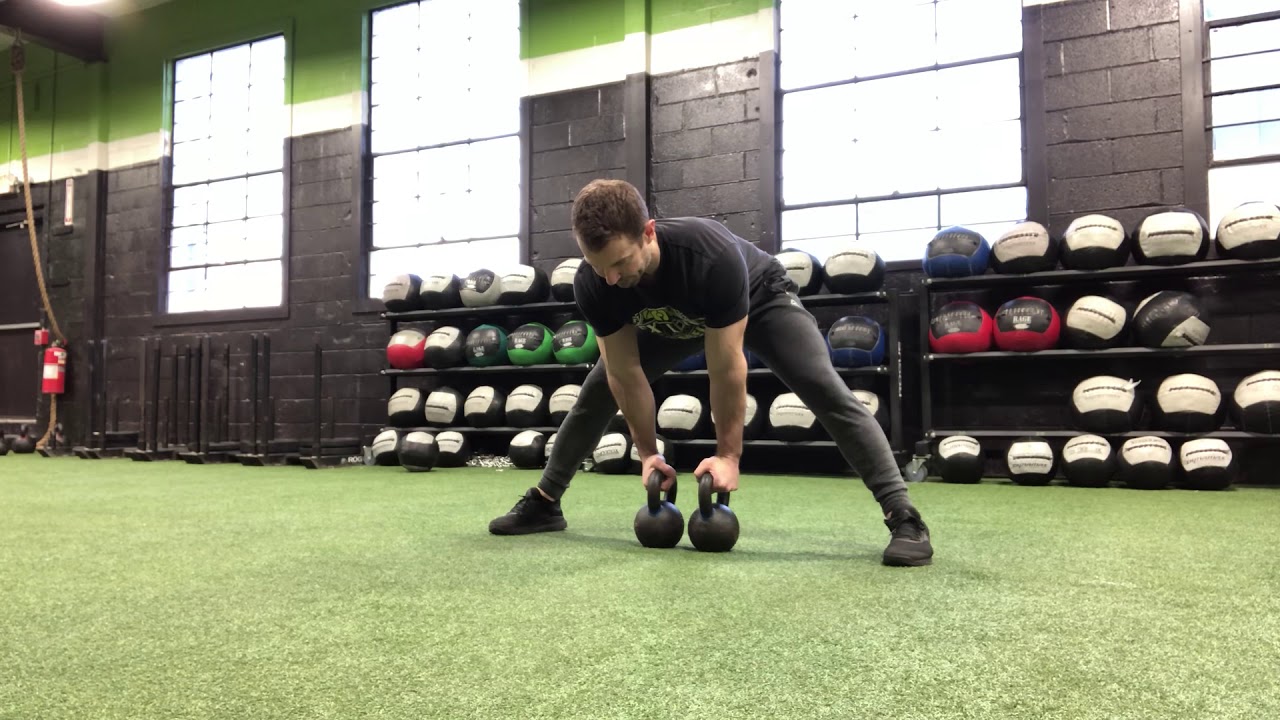 Cossack Squat - KB Front Rack - YouTube
