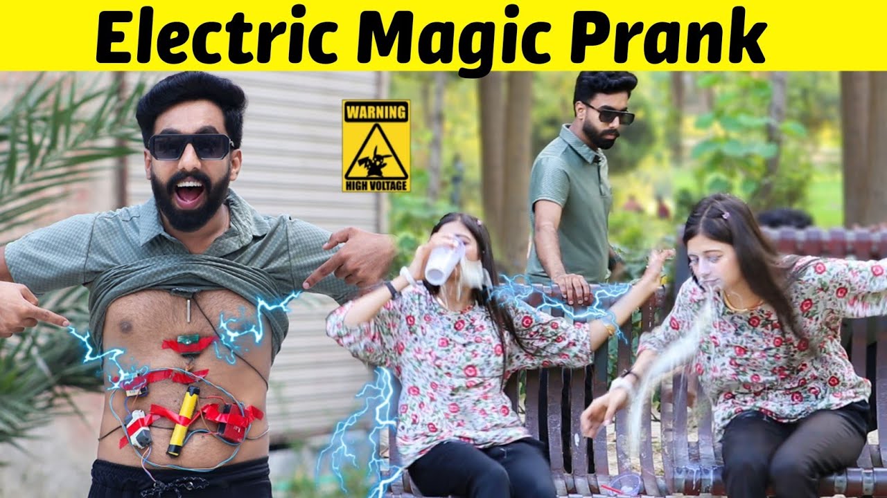 Electric ⚡ Magic Prank on Cute Girl😱 by Iqbal Malik on @decenboysprank ...