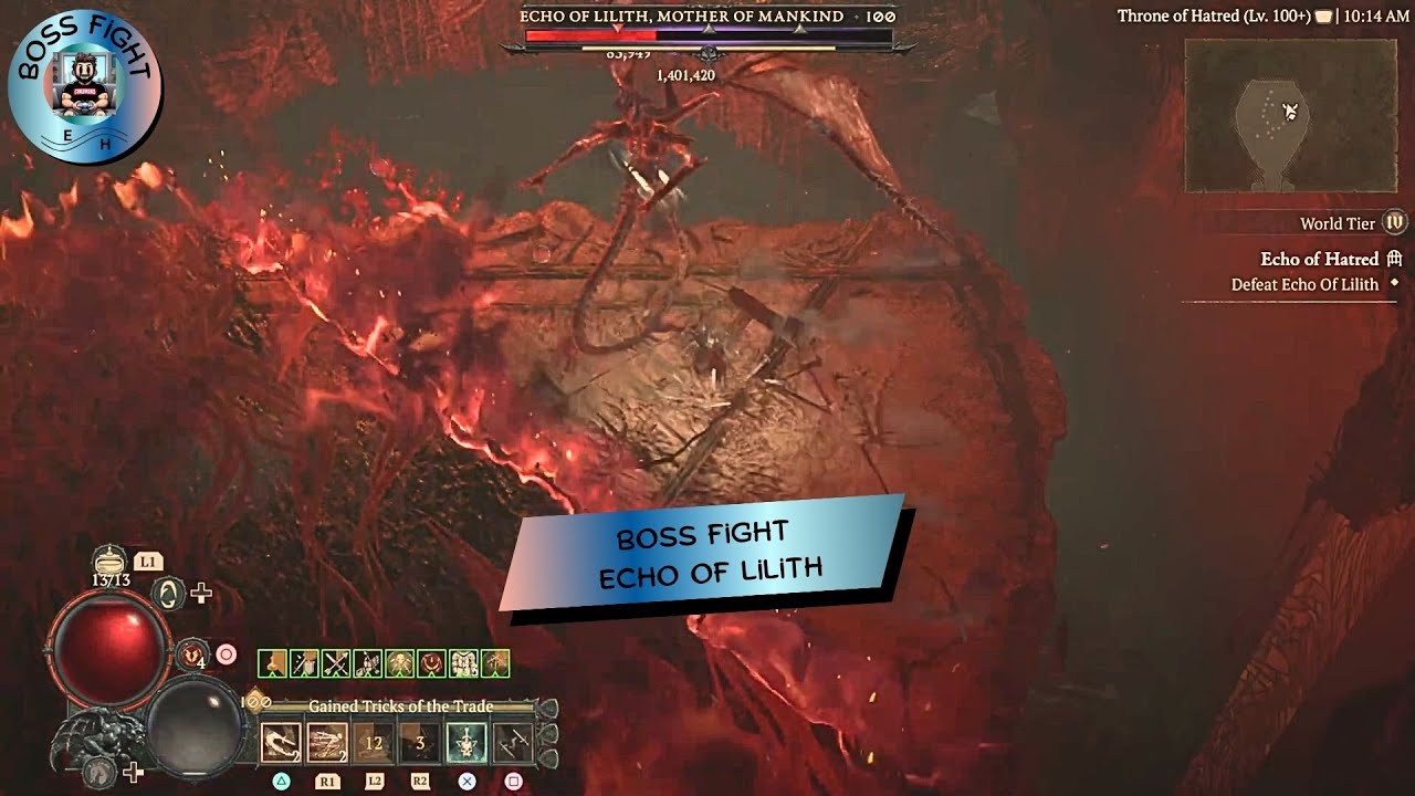 Diablo 4 Season 2: Boss fight - Defeat Echo Of Lilith - YouTube