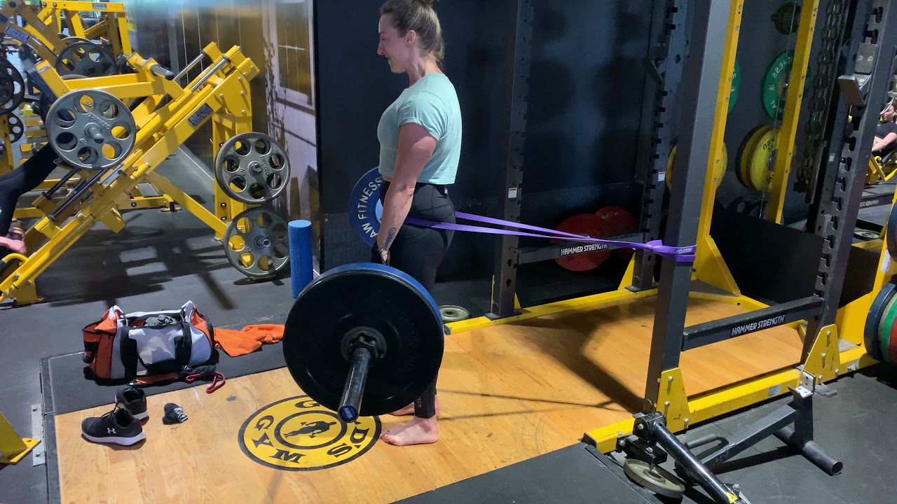 Hip banded BB RDL - YouTube