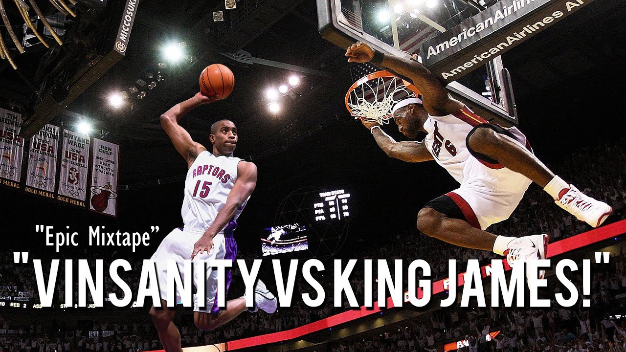 NBA Dunk Wars Round 2: LeBron James vs Vince Carter - YouTube