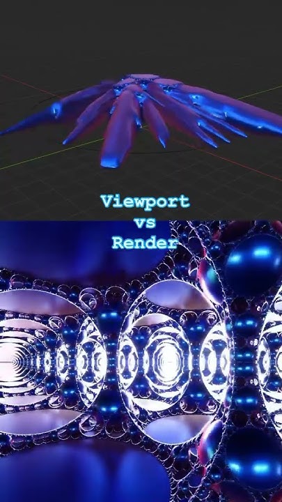 Viewport vs Render: SDF Fractal Raymarching in Blender Geometry Nodes - YouTube