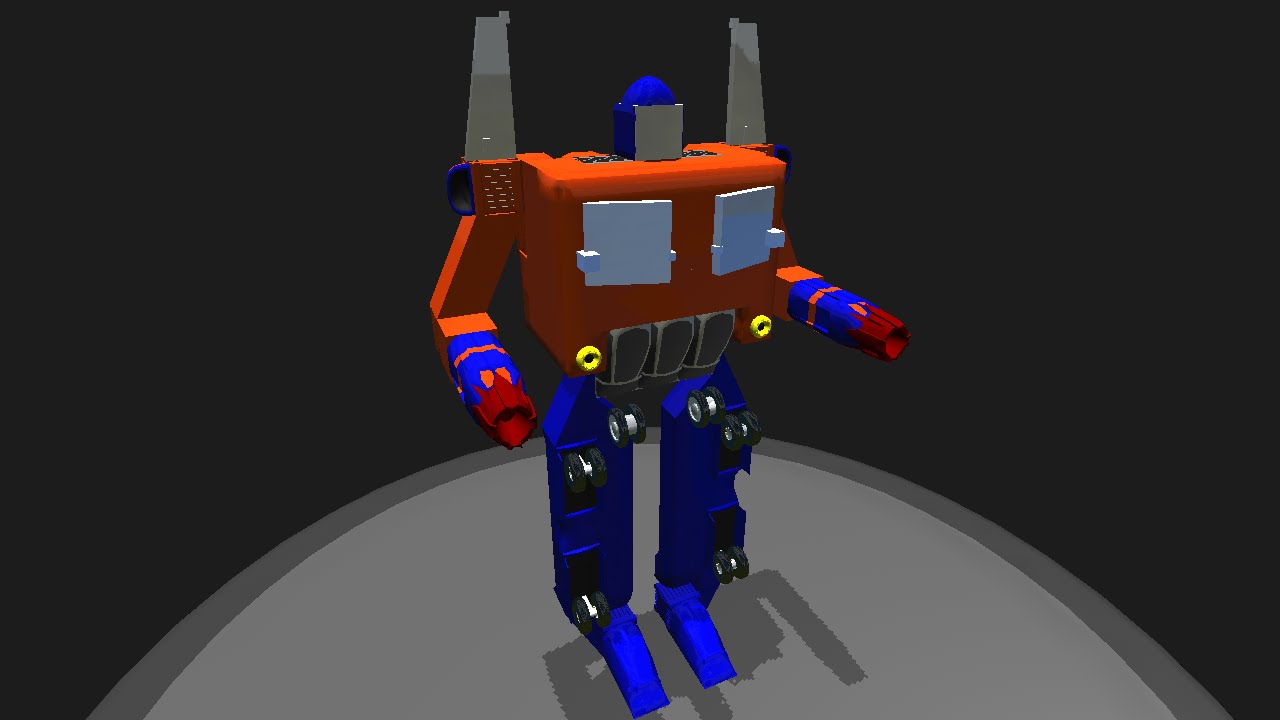 Optimus Prime in SimplePlanes - YouTube