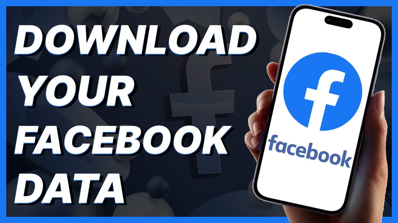 How To Download Your Facebook Data | Updated Gudie - YouTube