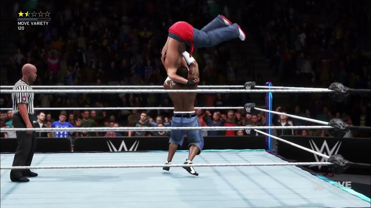 Def Jam Wrestling 2K20 - Bo vs Nyne - YouTube