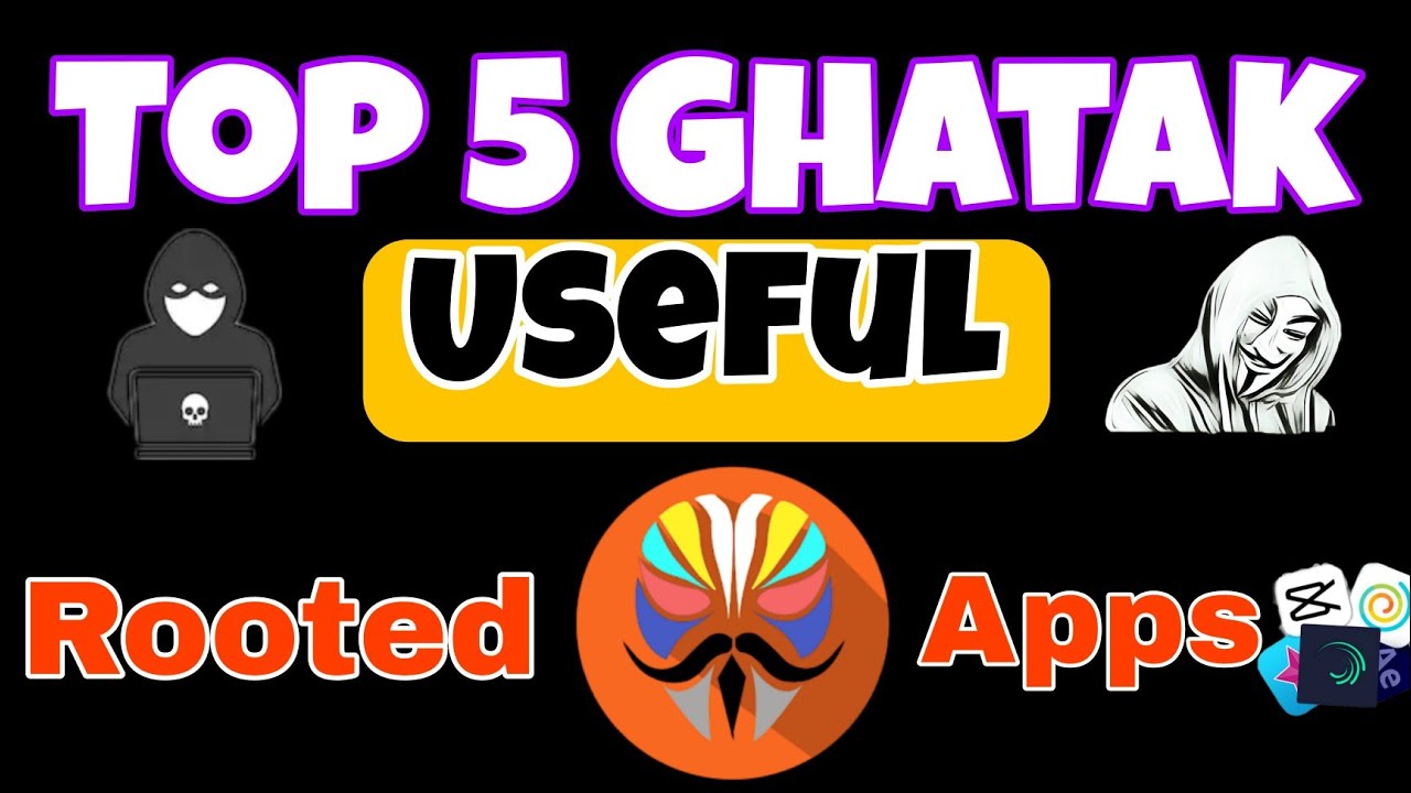 The best useful apps for rooted mobile🔥// Top 5 ghatak rooted apps ...