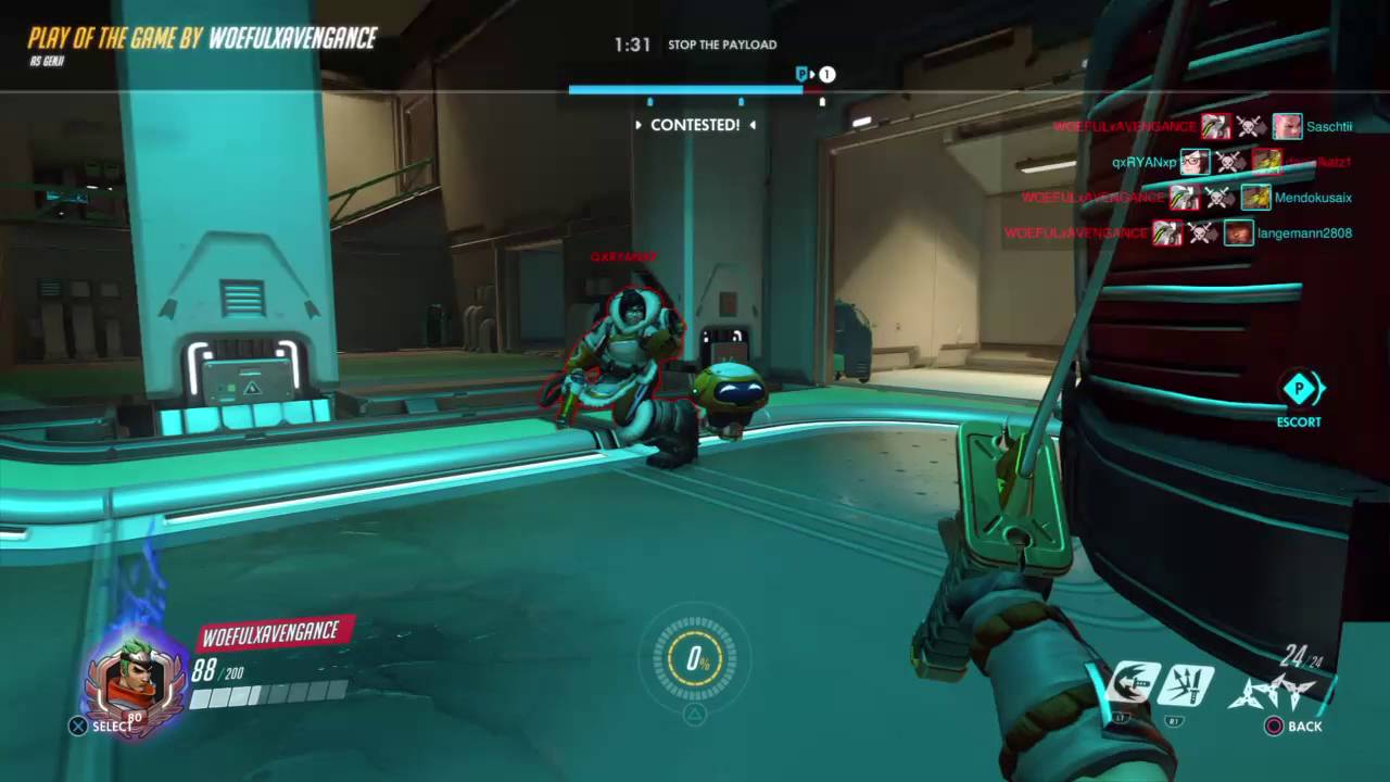 Easy way to get cute genji spray in Overwatch - YouTube