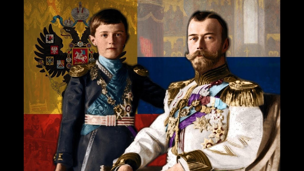 Color footage with Tsar Nicholas II of Russia - YouTube