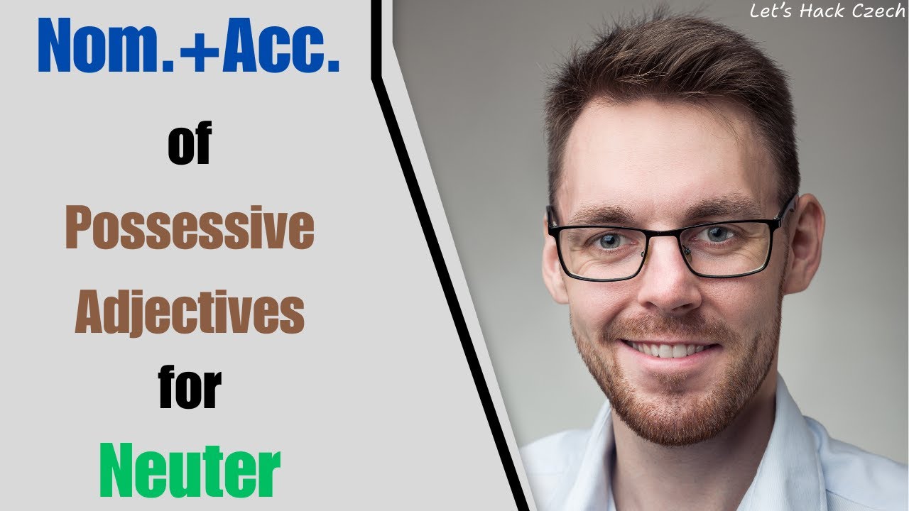 Nominative + Accusative of Czech Possessive adjectives for Neuter - YouTube