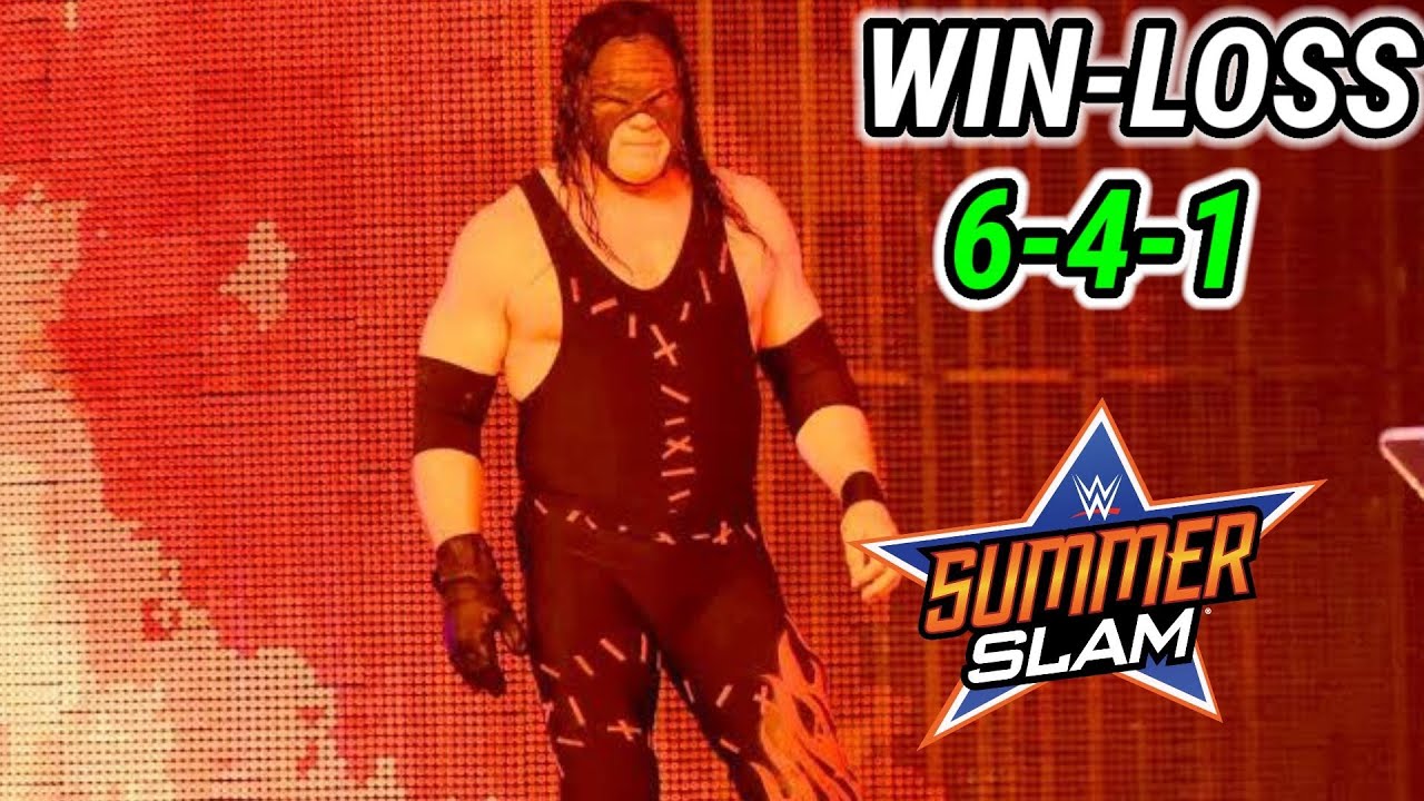 KANE SUMMERSLAM WIN-LOSS - YouTube