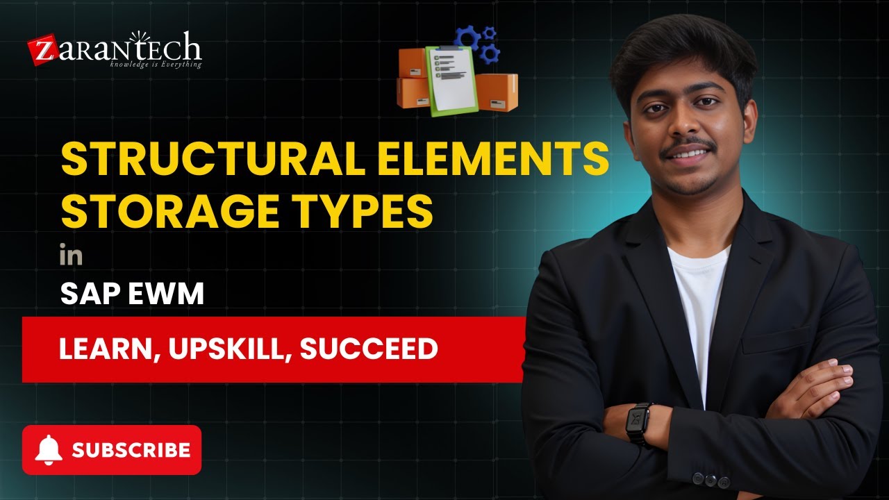 Structural Elements Storage Types in SAP EWM | ZaranTech - YouTube