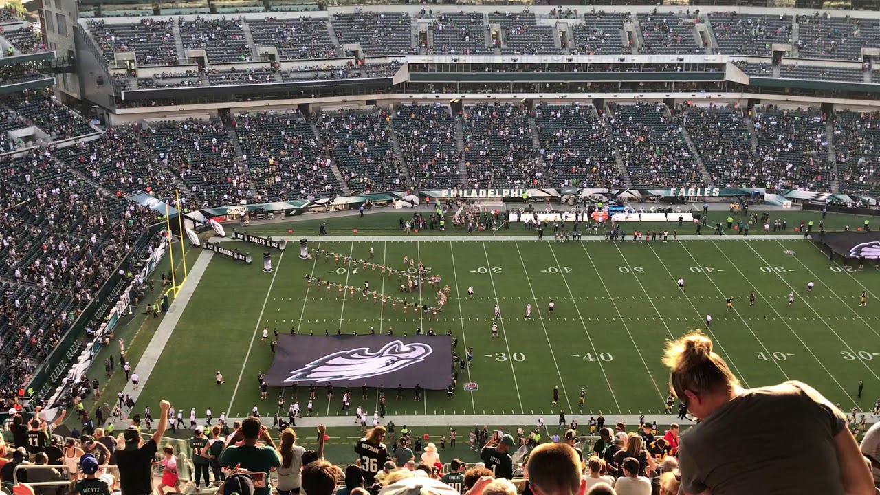Super Bowl Champion Eagles take the field for the 1st time in Preseason ...