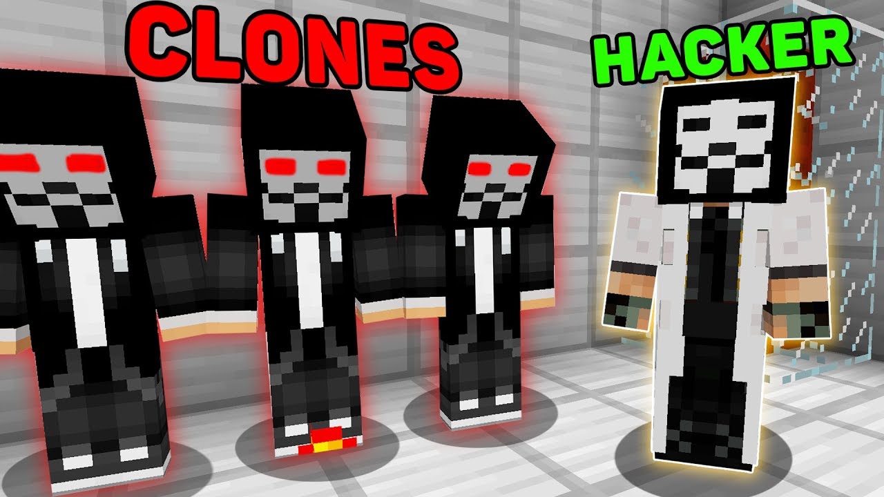 SCIENTIST HACKER HAS CREATED AN ARMY OF CLONES Challenge in Minecraft ...