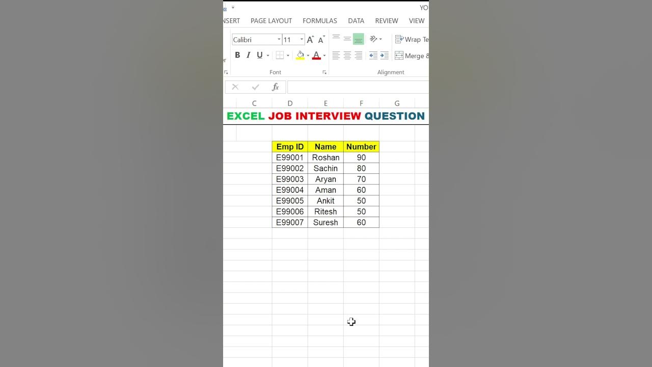 Unlock Your Excel Mastery: Top Questions to Nail Any Job Interview! #exceltips #shorts # ...