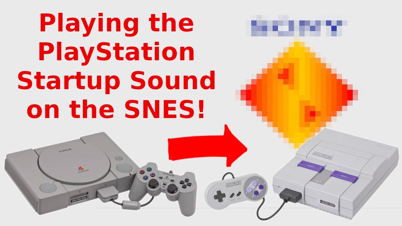 Playing the PlayStation Startup Sound on the SNES - YouTube