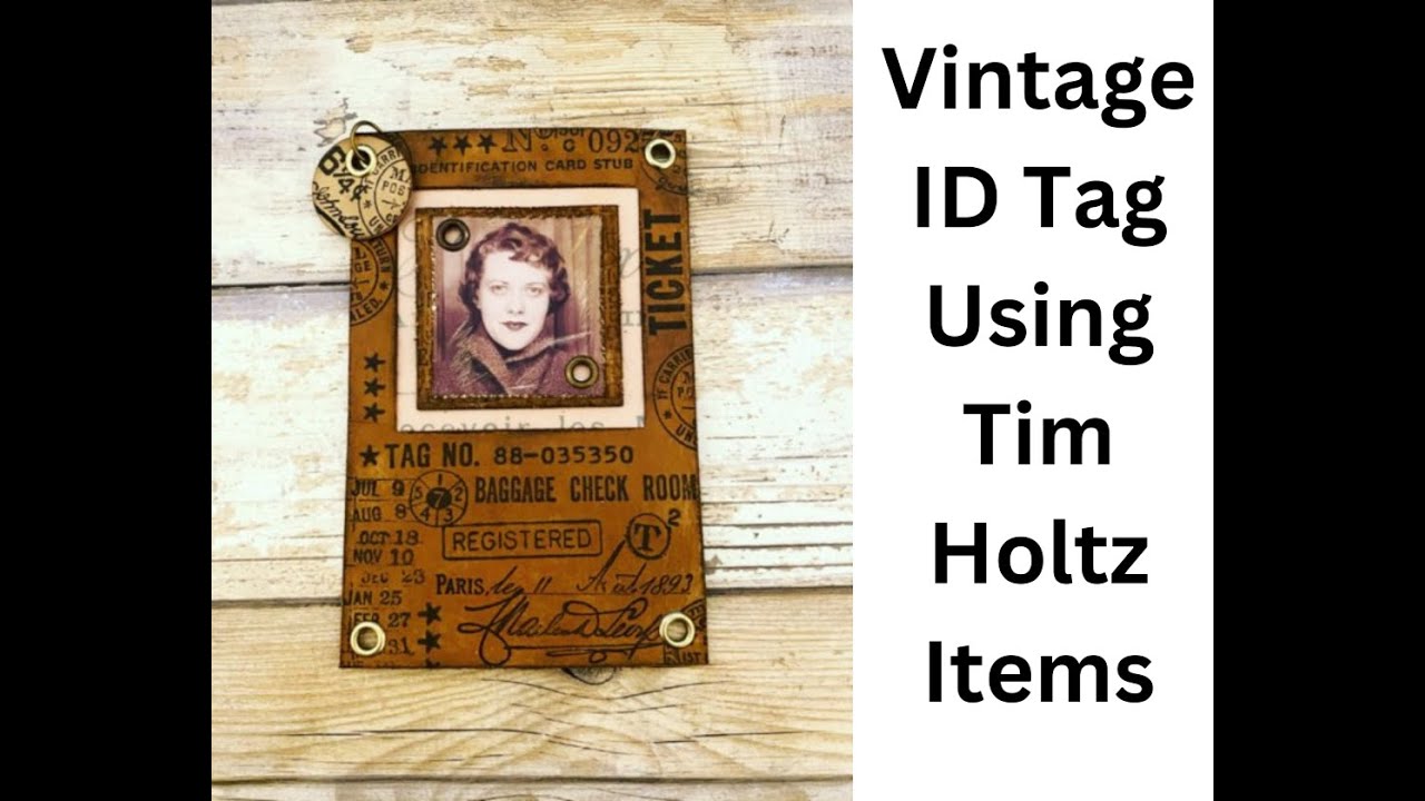 Vintage ID Tag Tutorial - YouTube