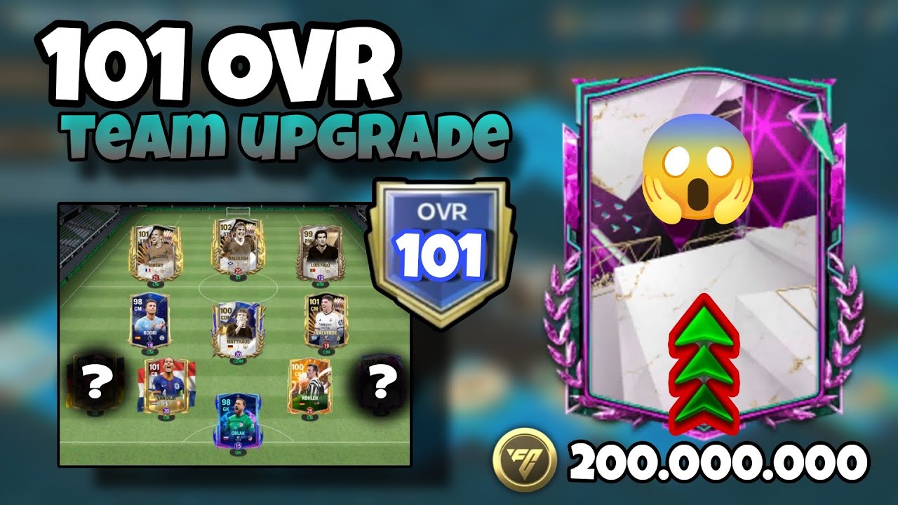 3 x 97+ Játékossal Fejlesztünk!🥳 | FC Mobile 101 OVR Team Upgrade - YouTube