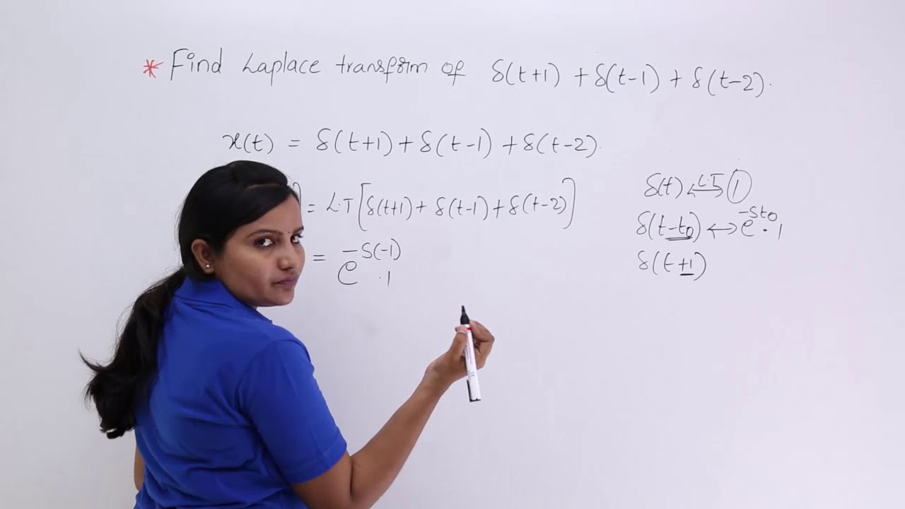 Time Shifting Property in Laplace Transform Problem - YouTube