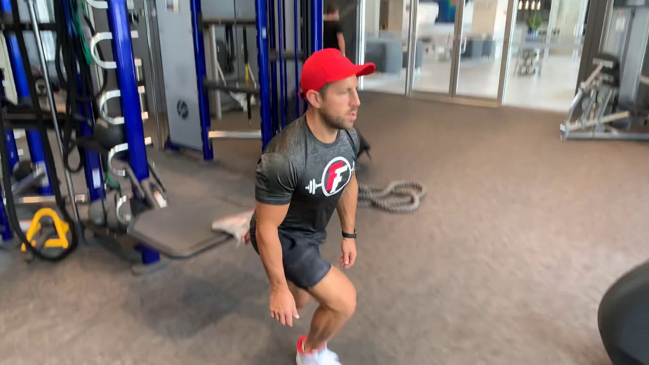 Bulgarian split squat jumps - YouTube