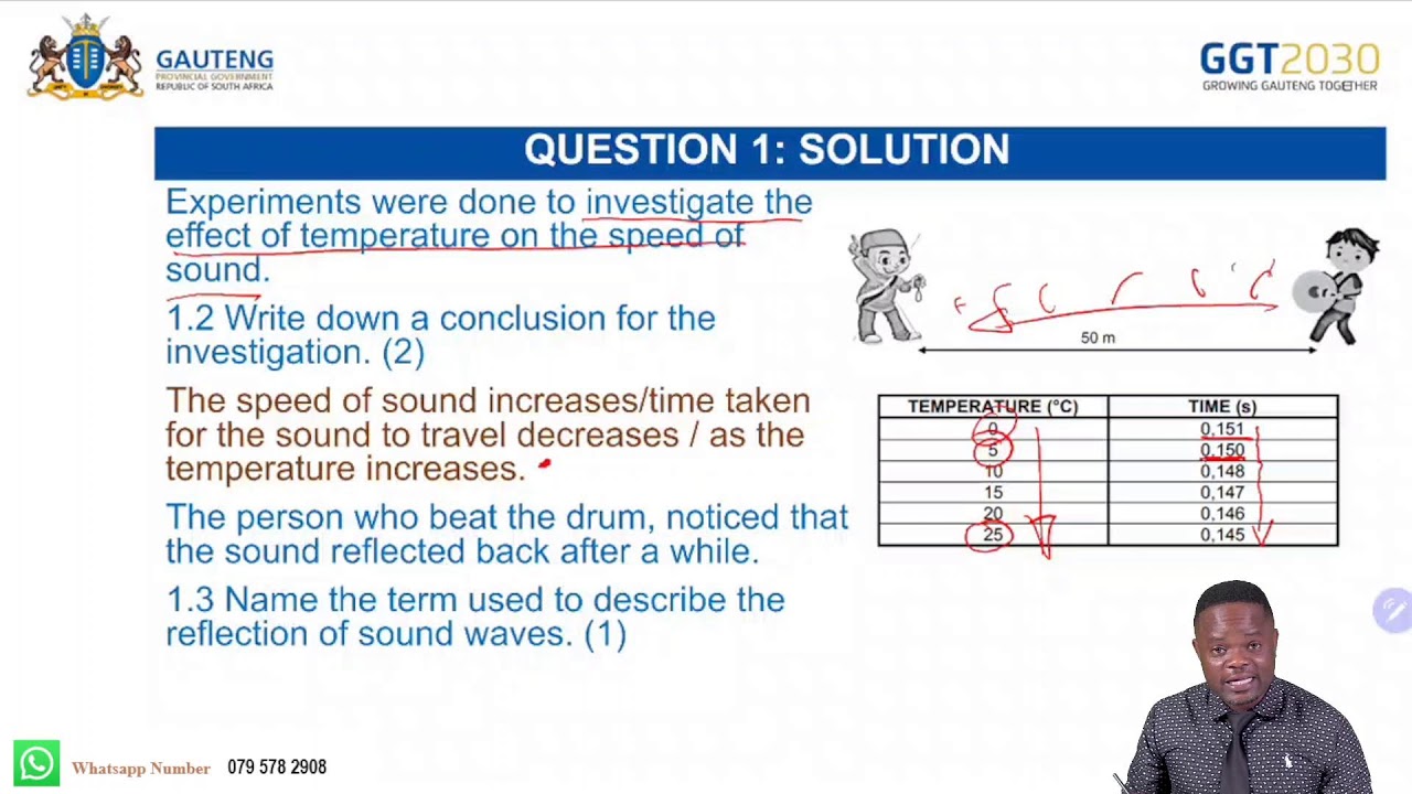 PHYSICAL SCIENCES GRADE 10 : SOUND WAVES - YouTube