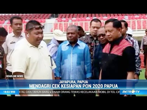Mendagri Cek Kesiapan PON 2020 Papua