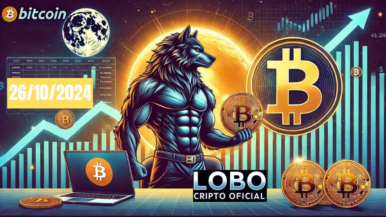 ⭐ BITCOIN HOJE 26/10 - LIVE TOCA DO LOBO: BTC Brigando nos 66k, Perdeu a Tendência? #btc #eth ...
