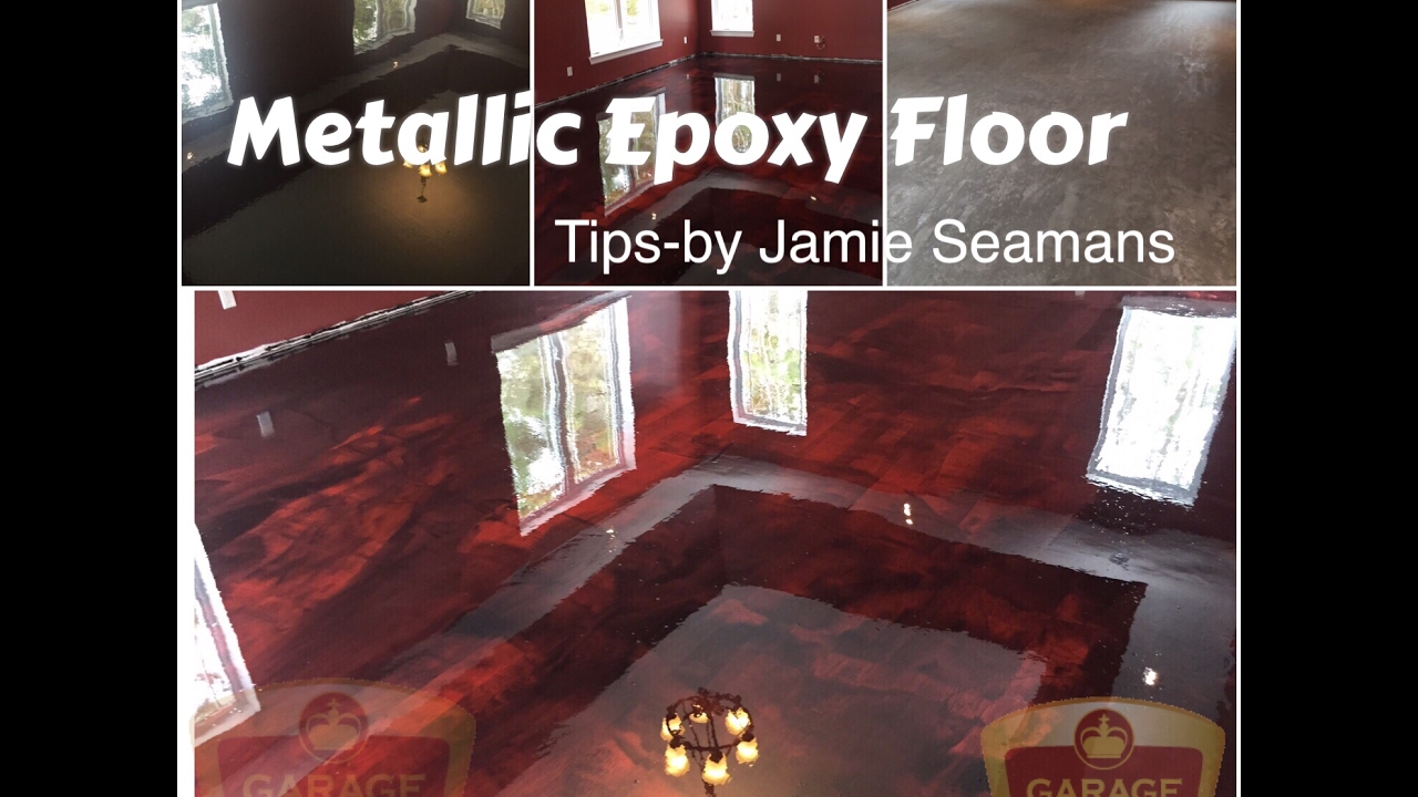 Tips on How to Do a Metallic Epoxy Floor - YouTube