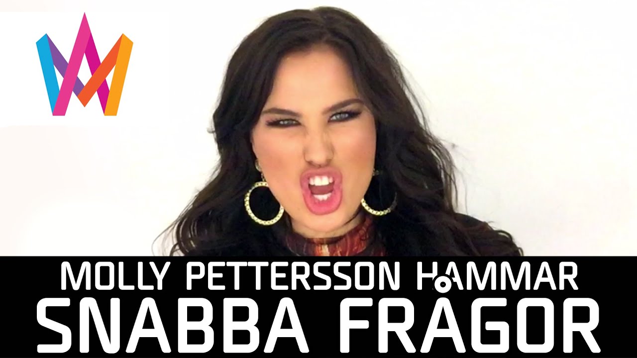 Molly Pettersson Hammar svarar på snabba frågor inför Melodifestivalen ...