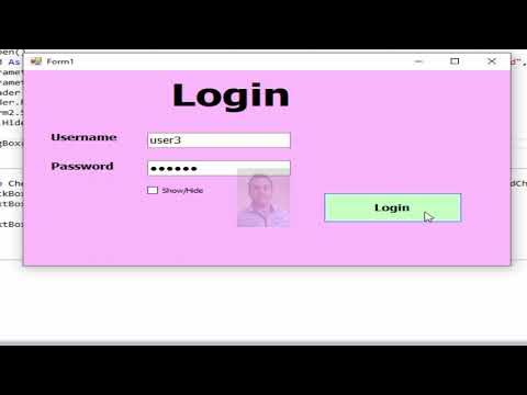 VB.net tutorial create login form with MySQL database - YouTube