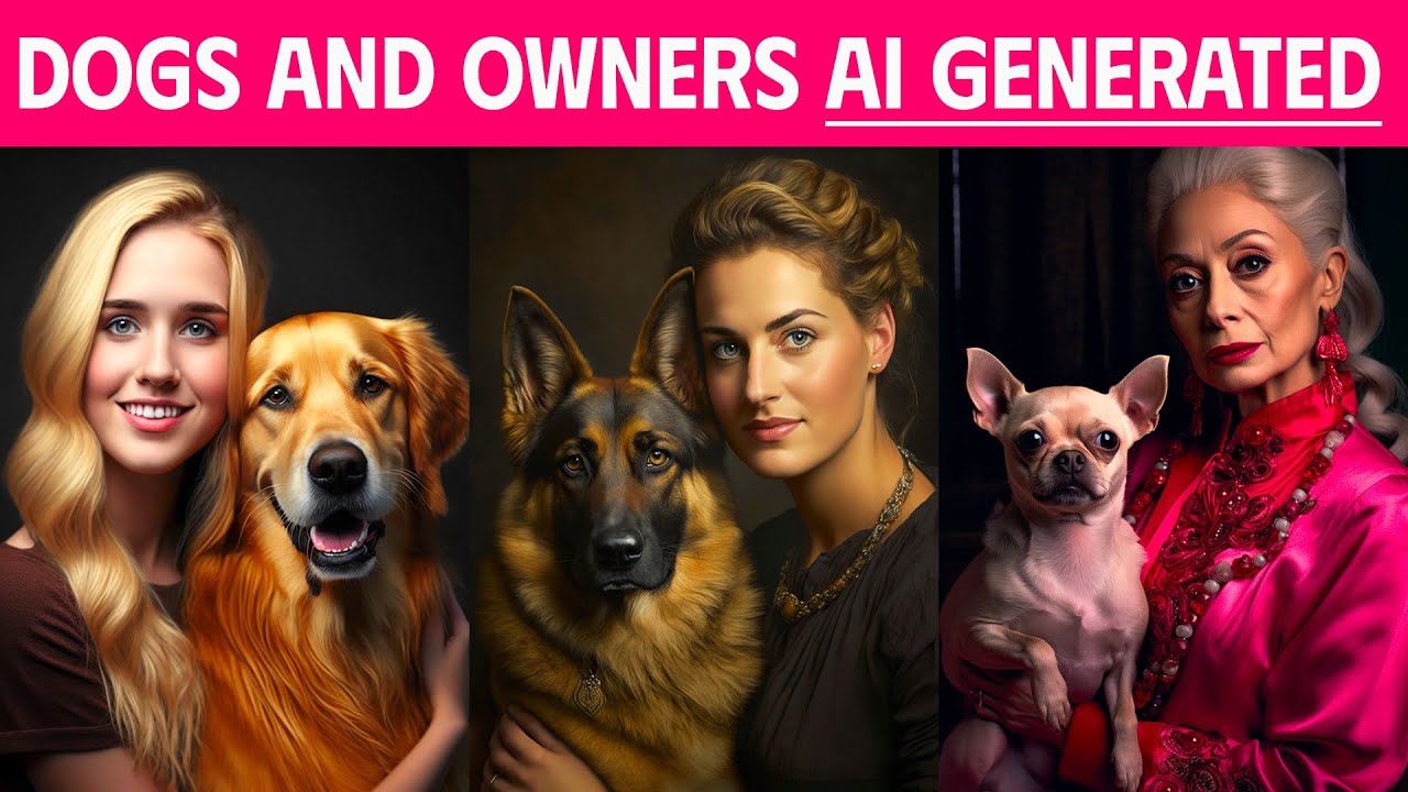 Dog Dreeds as Humans: Generated Art Using AI, part 2 - YouTube