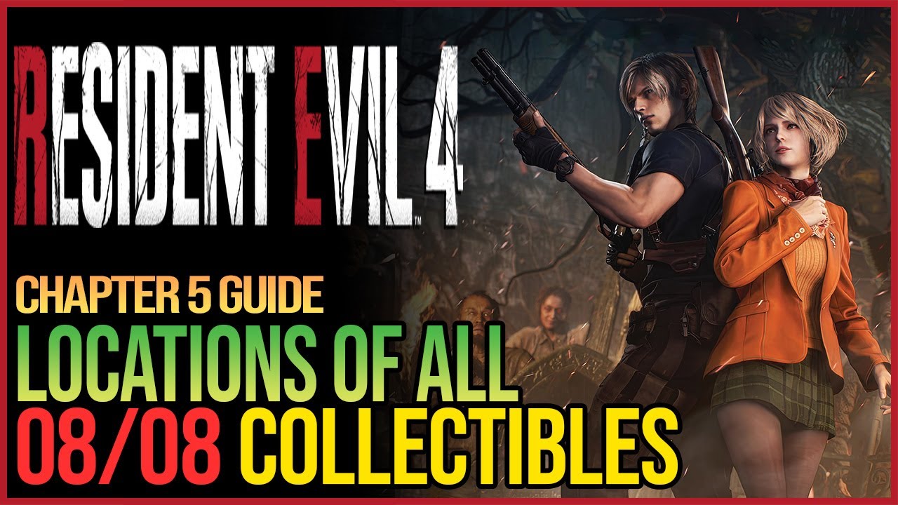 Resident Evil 4 Remake All Chapter 5 Collectibles - YouTube