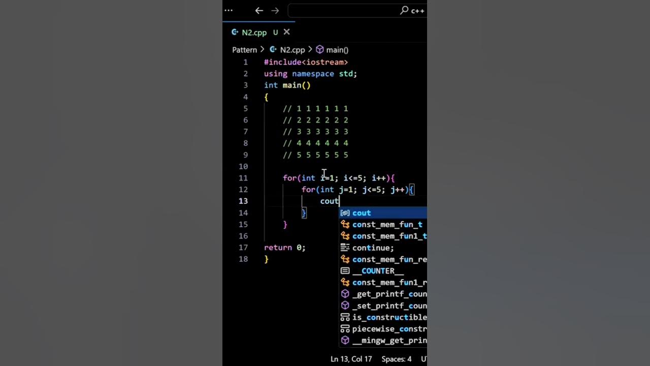 Number Pattern Day 2 C Python Digitalcodingadda Coding Python Youtube