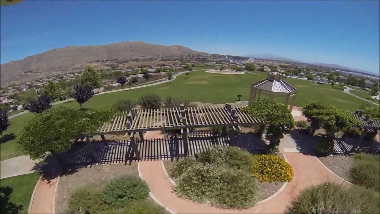 DJI Phantom Flying GoPro Sycamore Highlands Park - YouTube