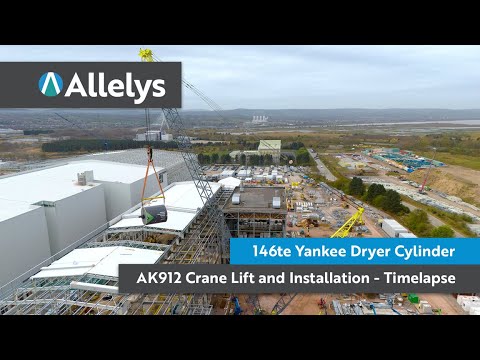 AK912 146te Crane Lift Timelapse - YouTube