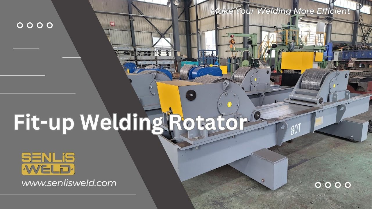 Fit Up Welding Rotator, Fit-up Turning Roller, SENLSWELD - YouTube