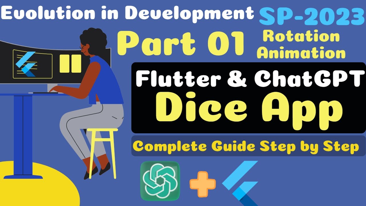 Simple Dice app with Rotate Animation - YouTube