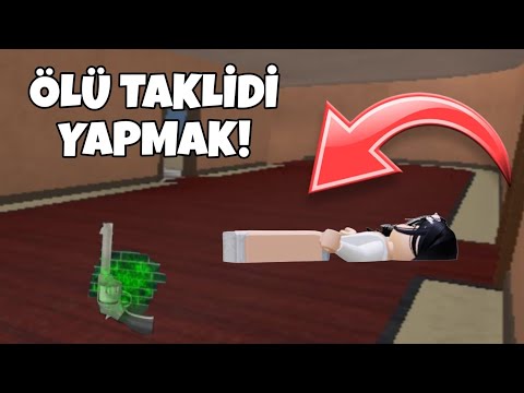Murder Mystery 2'de ÖLÜ TAKLİDİ YAPARAK TROLLEDİM! | Murder Mystery 2 Türkçe