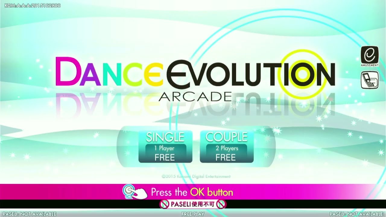 DanceEvolution Arcade Title Screen - YouTube