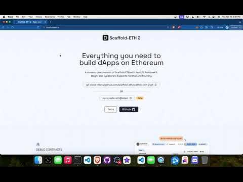 Build DApp using Scaffold Eth 2 - Hardhat/NextJS Setup - YouTube